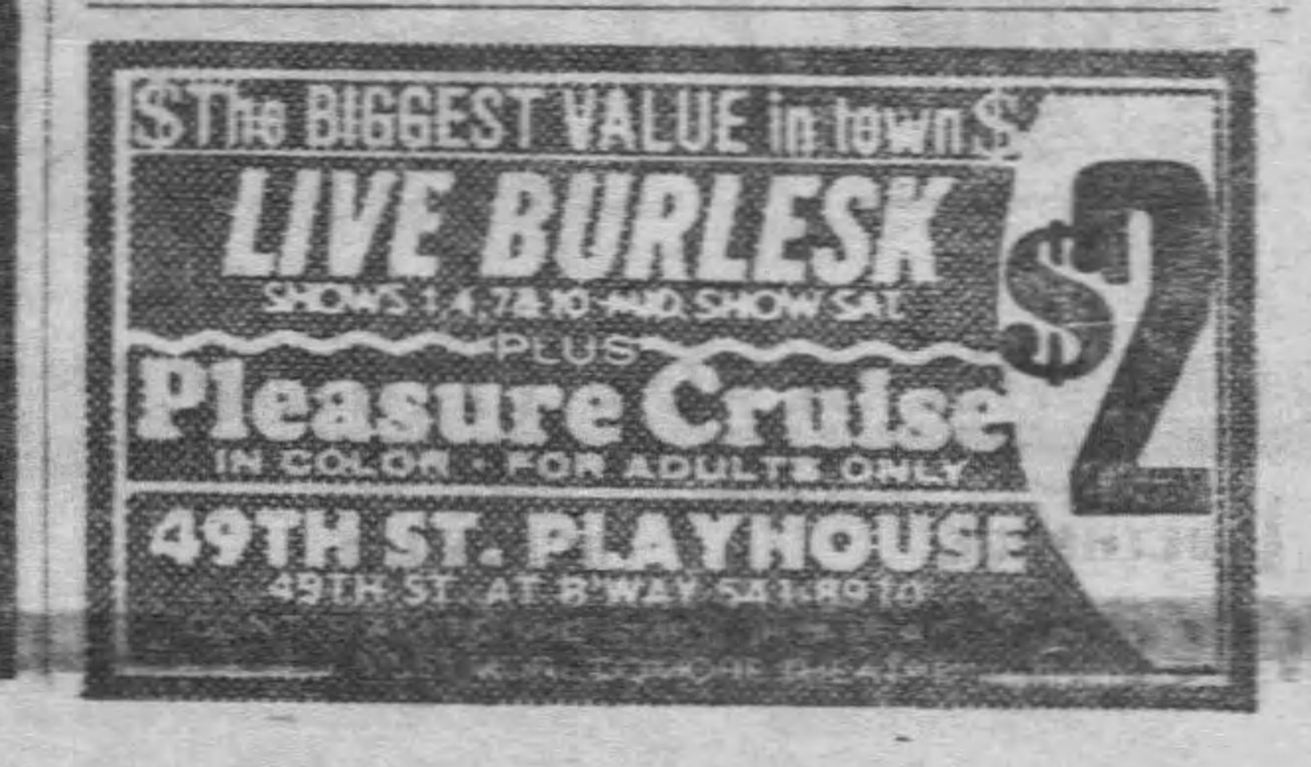 FIFTY ON FRIDAYS – FEBRUARY 26, 1971 – NYC – Capri Show World Center