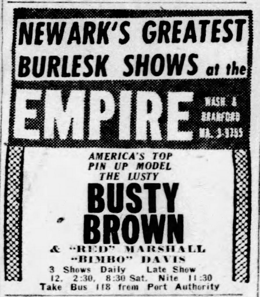 DON'T CALL ME BUSTY - BUSTY BROWN - Capri Show World Center