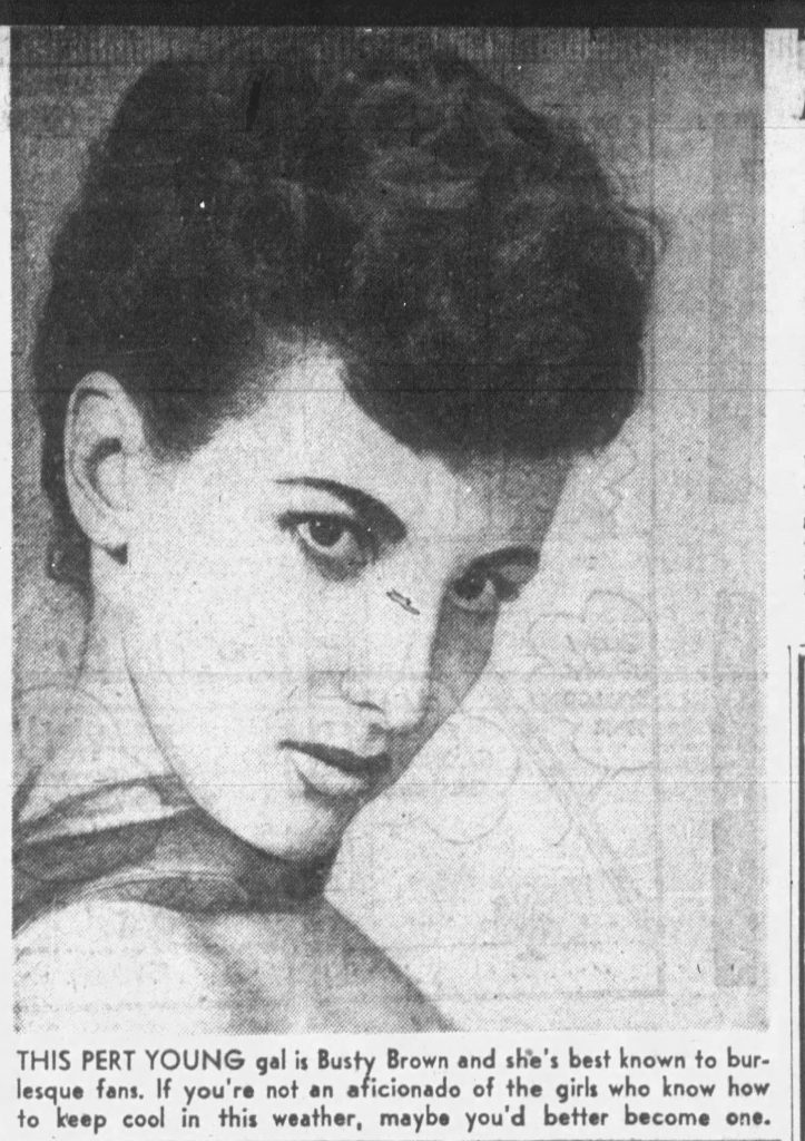 DON’T CALL ME BUSTY – BUSTY BROWN – Capri Show World Center